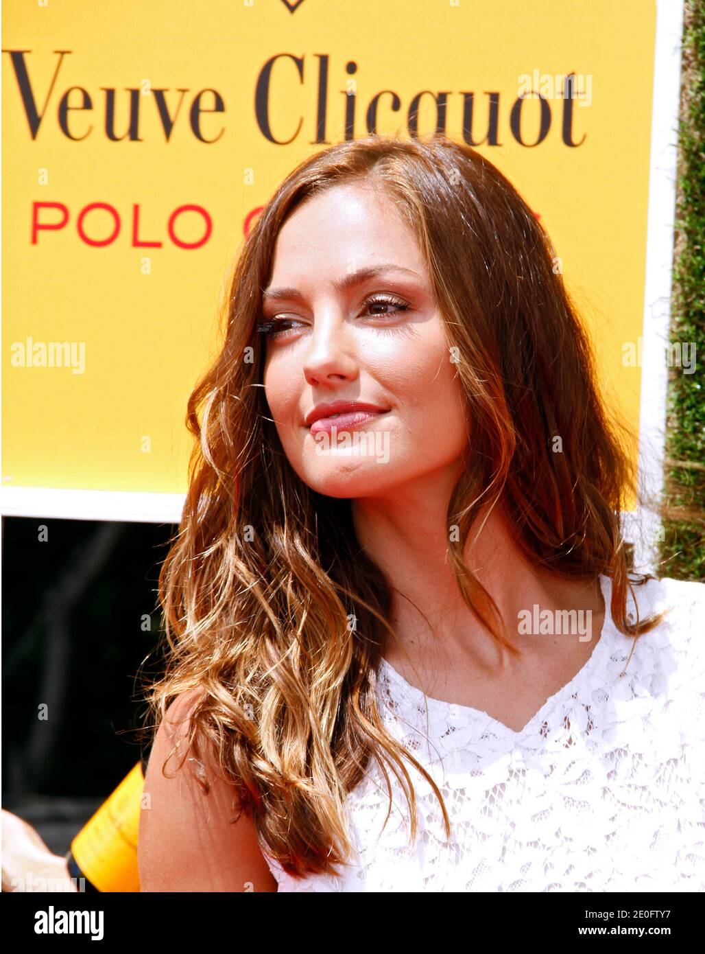 Minka Kelly attends the 5th Annual Veuve Clicquot Polo Classic at ...