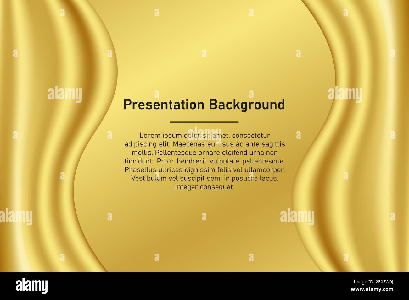 Background design golden wave Stock Vector Images - Alamy