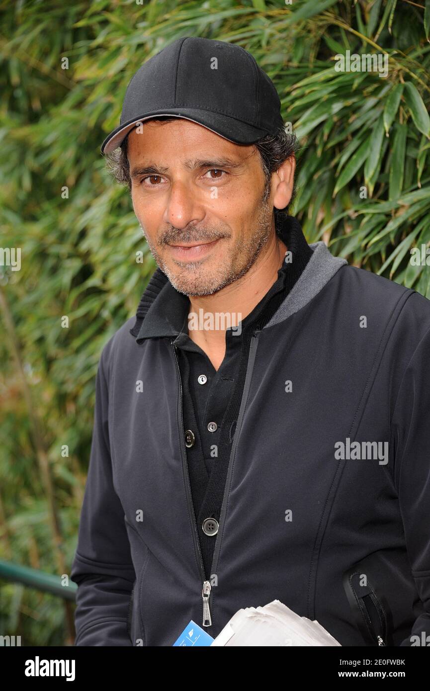 Pascal Elbe attending the French Tennis Open 2012 at Roland Garros ...