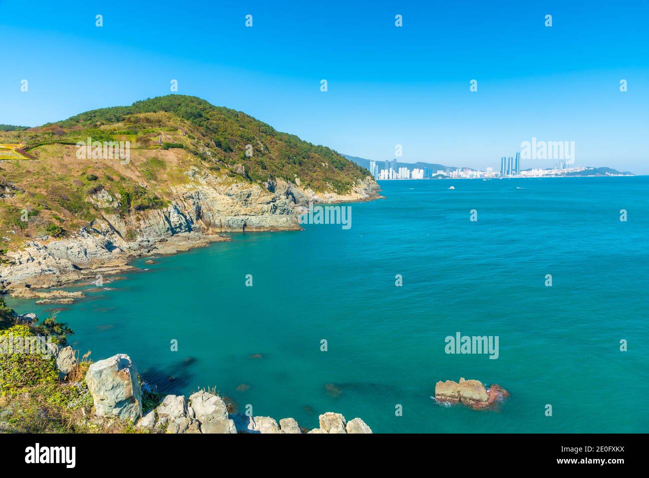 Ragged coast of Igidae at Busan, Republic of Korea Stock Photo - Alamy