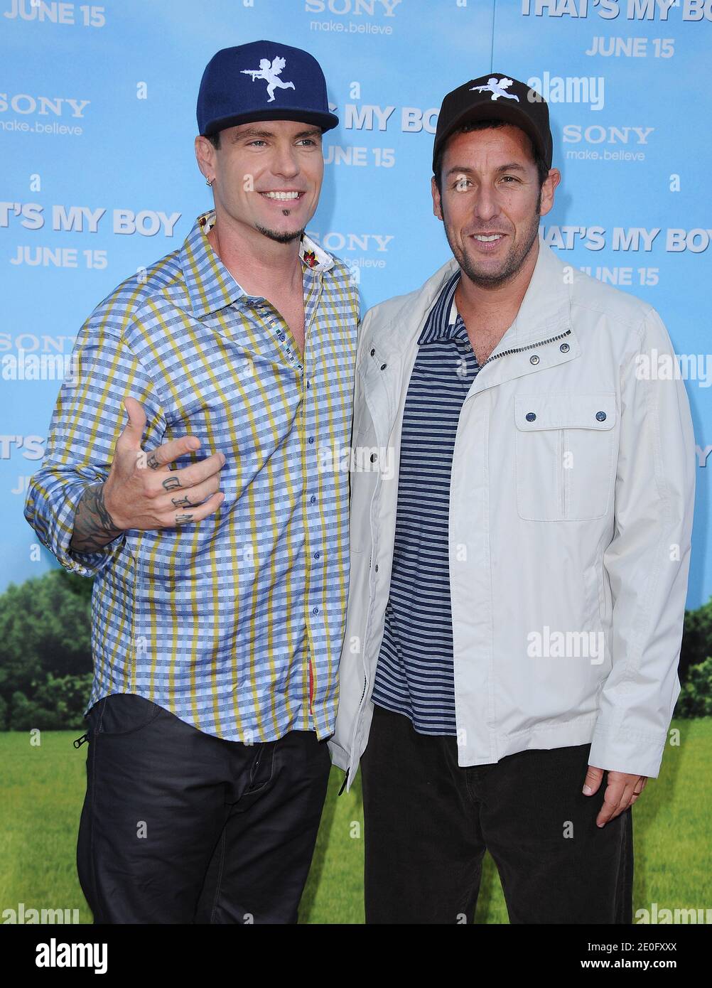 Robert Van Winkle aka Vanilla Ice and Adam Sandler arrive at the Los ...