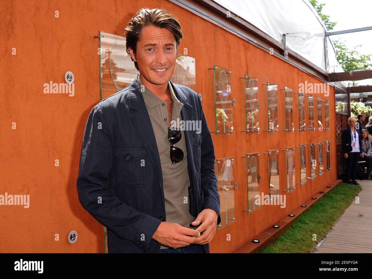 Vincent Cerutti attending the French Tennis Open 2012 at Roland Garros ...