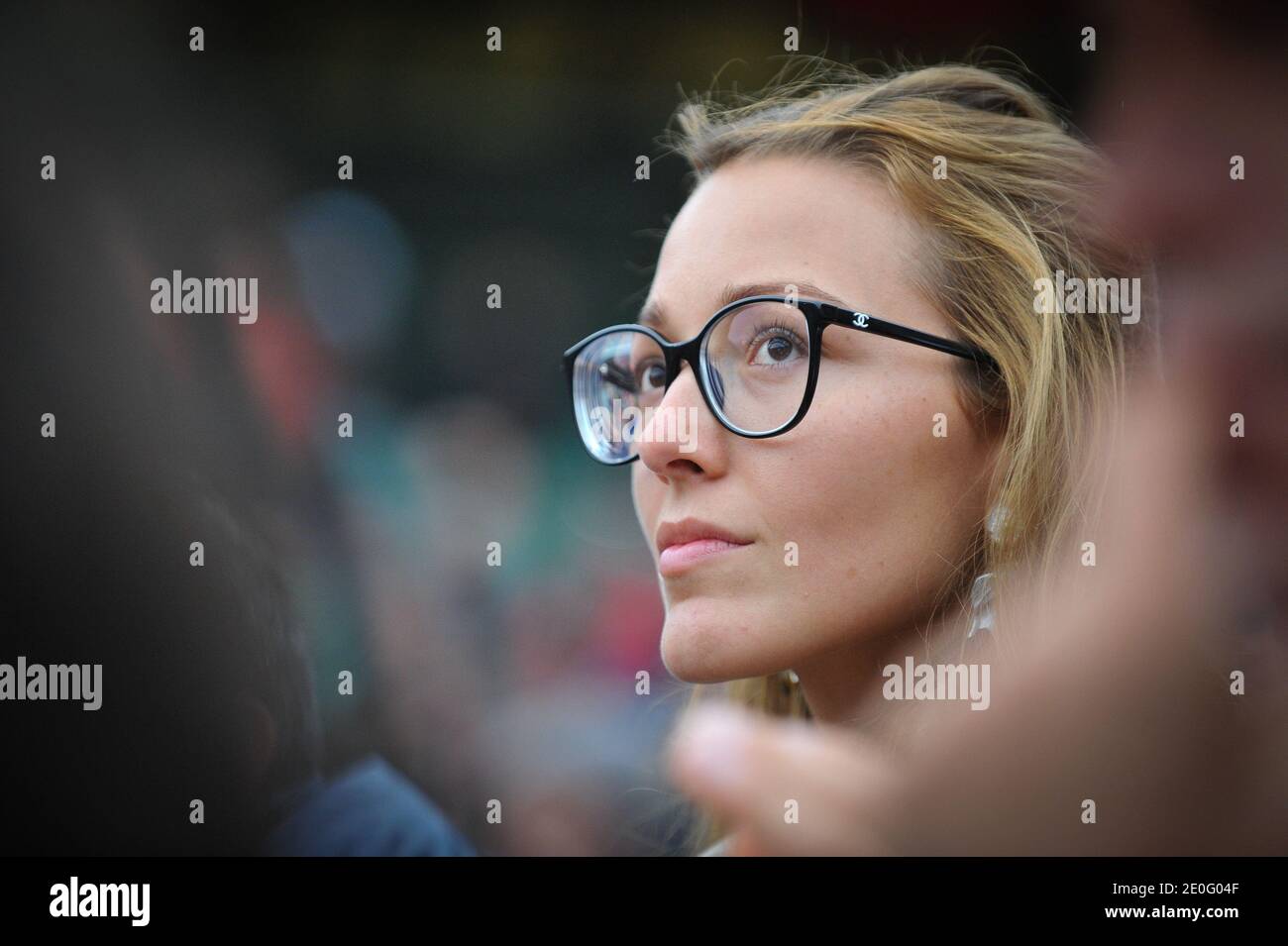 Jelena Ristic, girlfriend of Novak Djokovic attending the Men Quarter ...