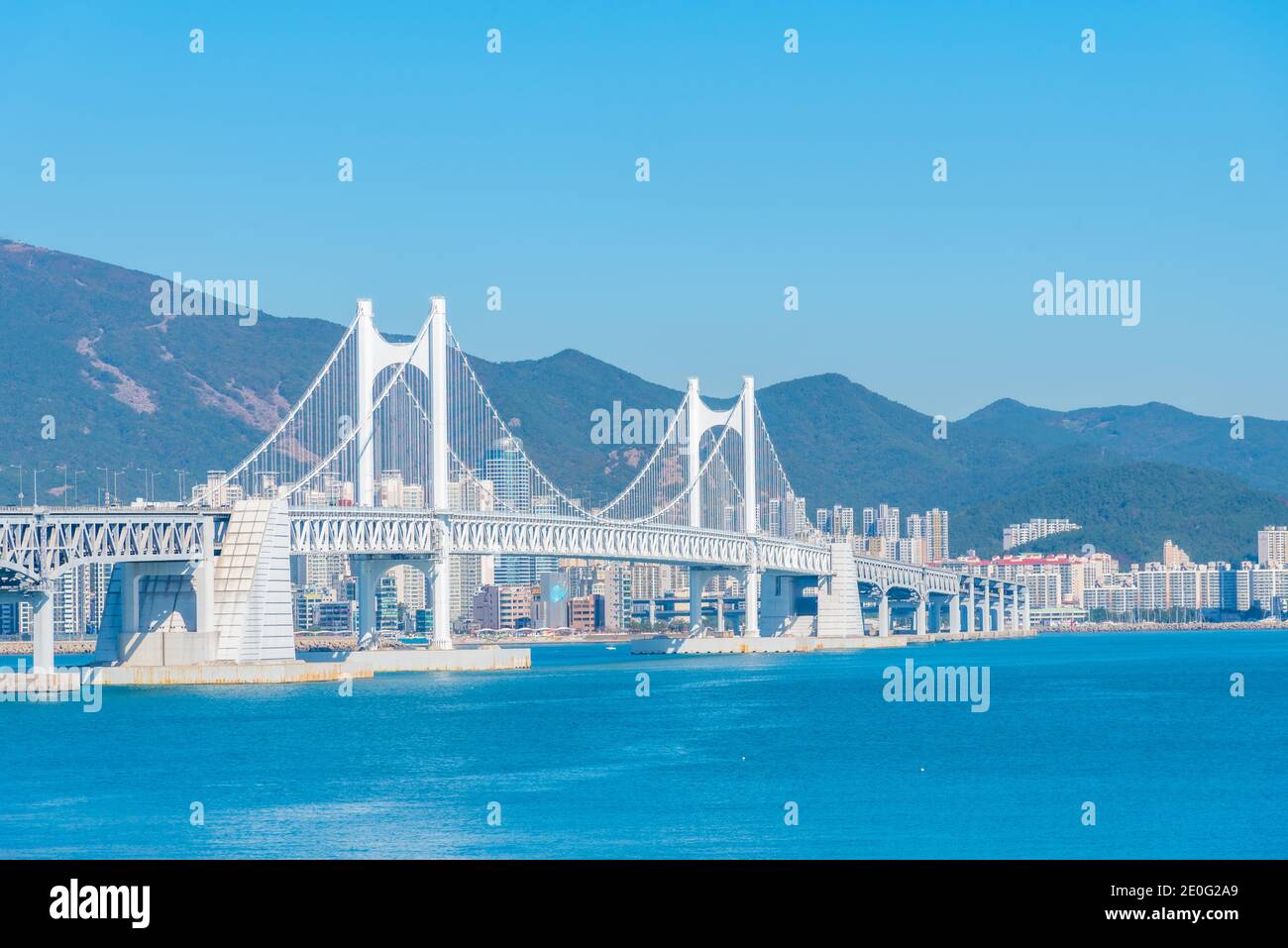Gwangan bridge in Busan, Republic of Korea Stock Photo - Alamy