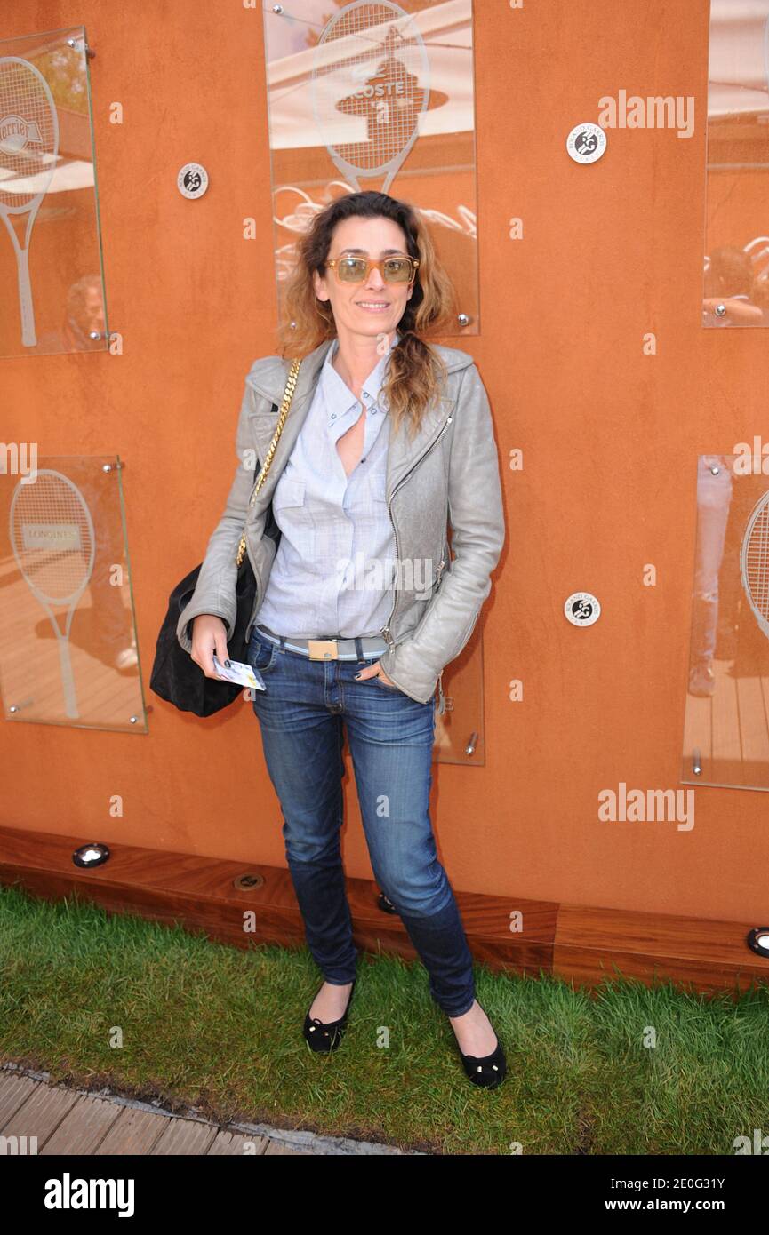 Mlle Agnes attending the French Tennis Open 2012 at Roland Garros arena ...