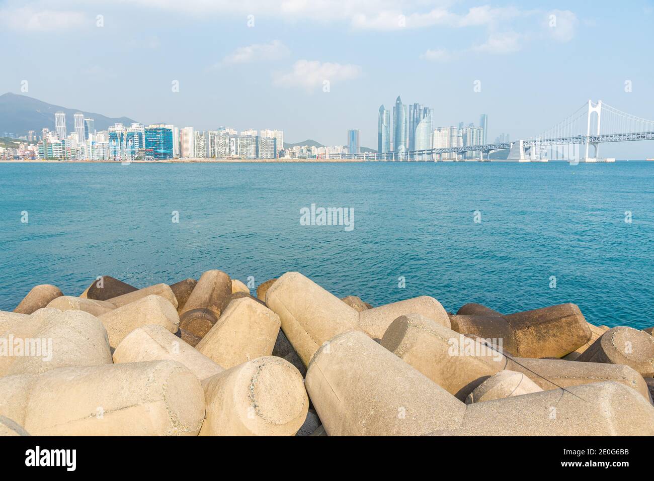 Suspension bridge in busan hi-res stock photography and images - Alamy