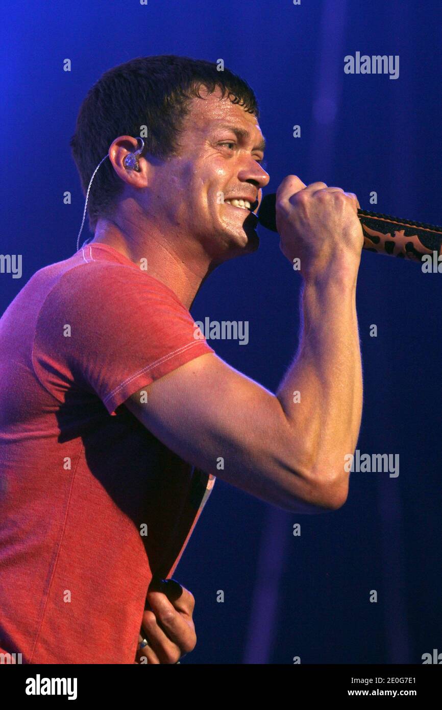 Brad Arnold with Three Doors Down performs in concert at the Seminole ...