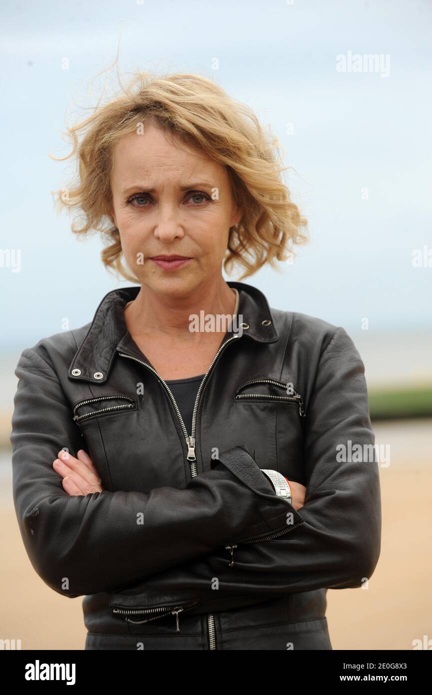 Fanny Cottencon poses for the photocall of ' Le Jour De La Grenouille ...