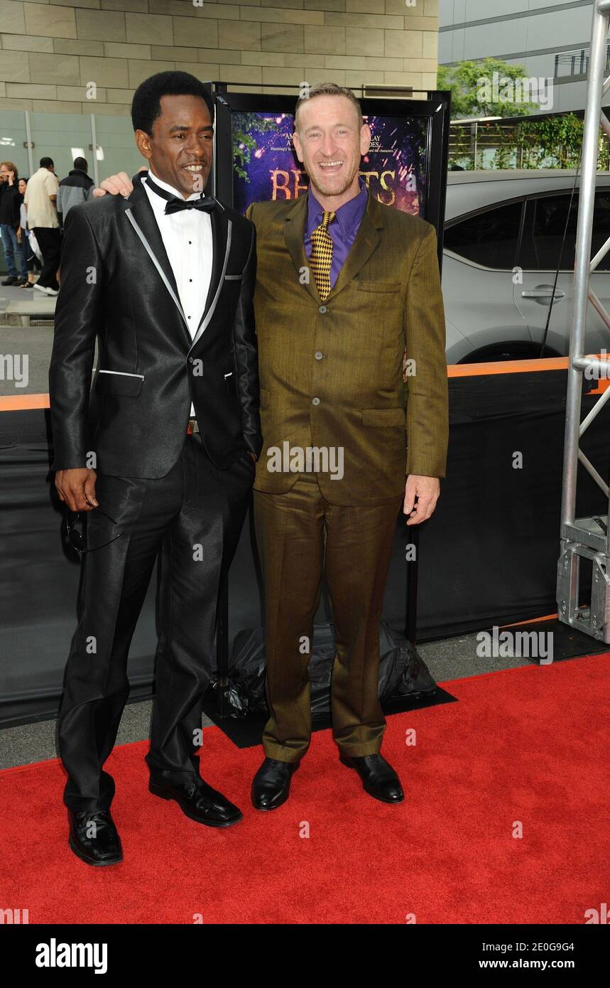 Dwight Henry and Levy Easterly attending the premiere of 'Beasts of The ...