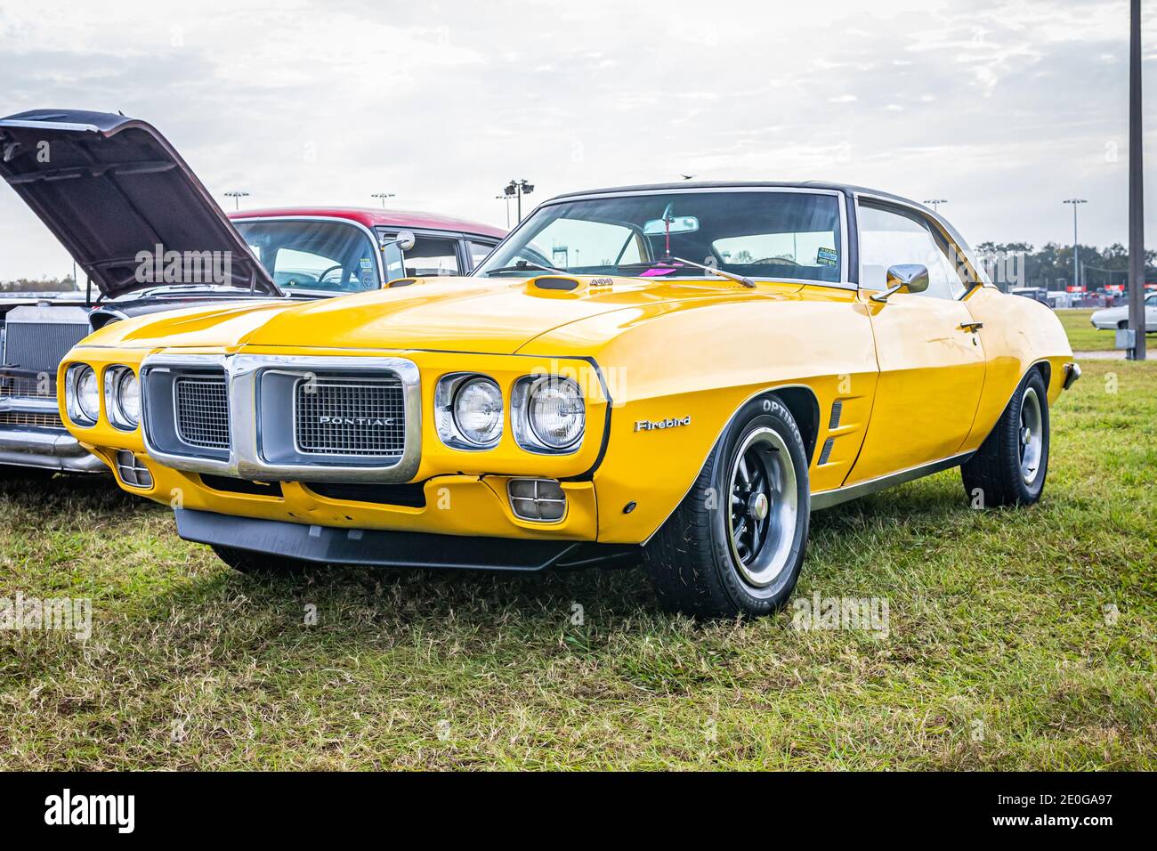 Daytona Beach, FL - November 29, 2020: 1969 Pontiac Firebird at a local ...