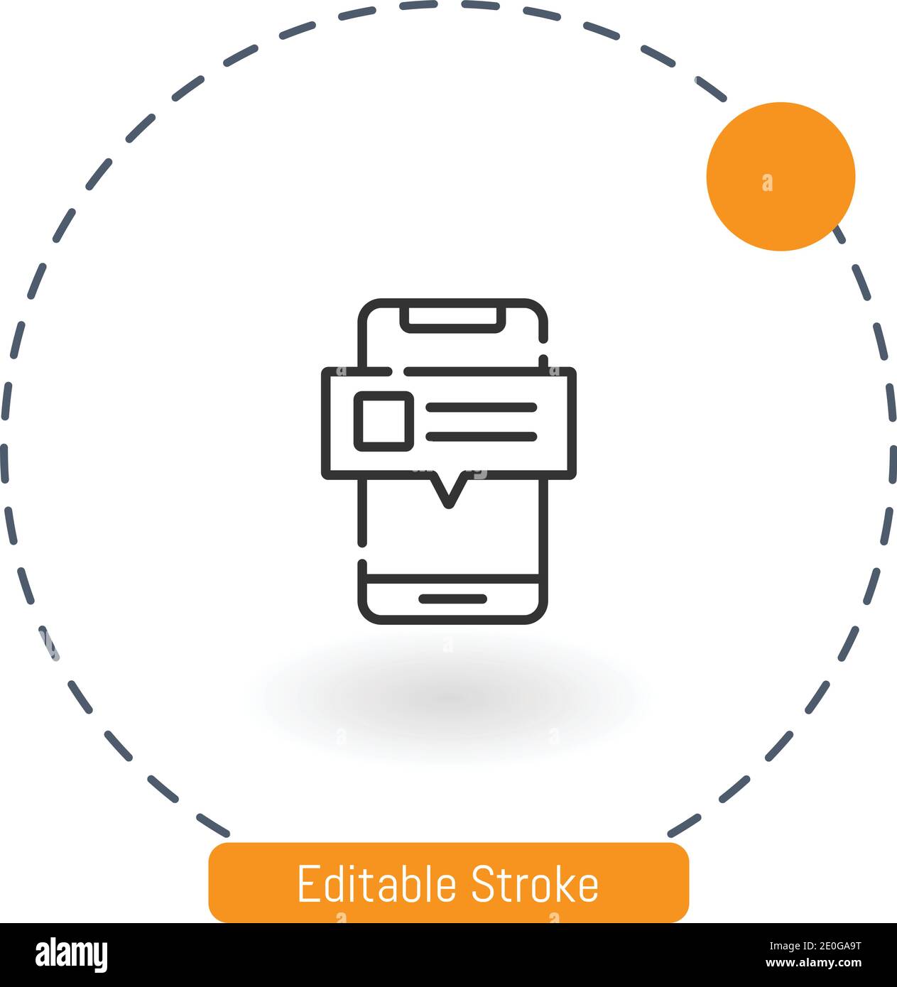 pop up vector icon editable stroke outline icons for web and mobile ...