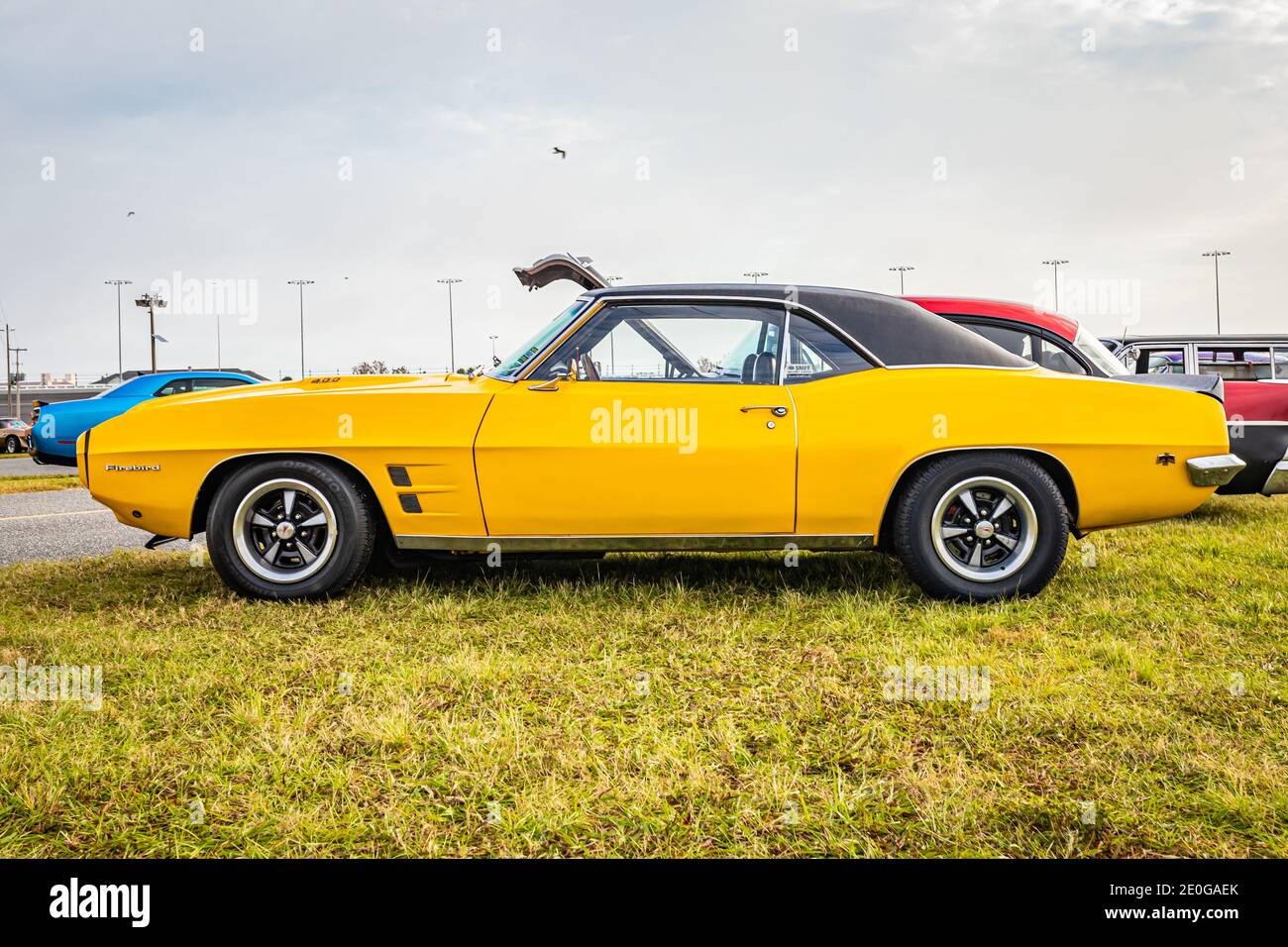Daytona Beach, FL - November 29, 2020: 1969 Pontiac Firebird at a local ...