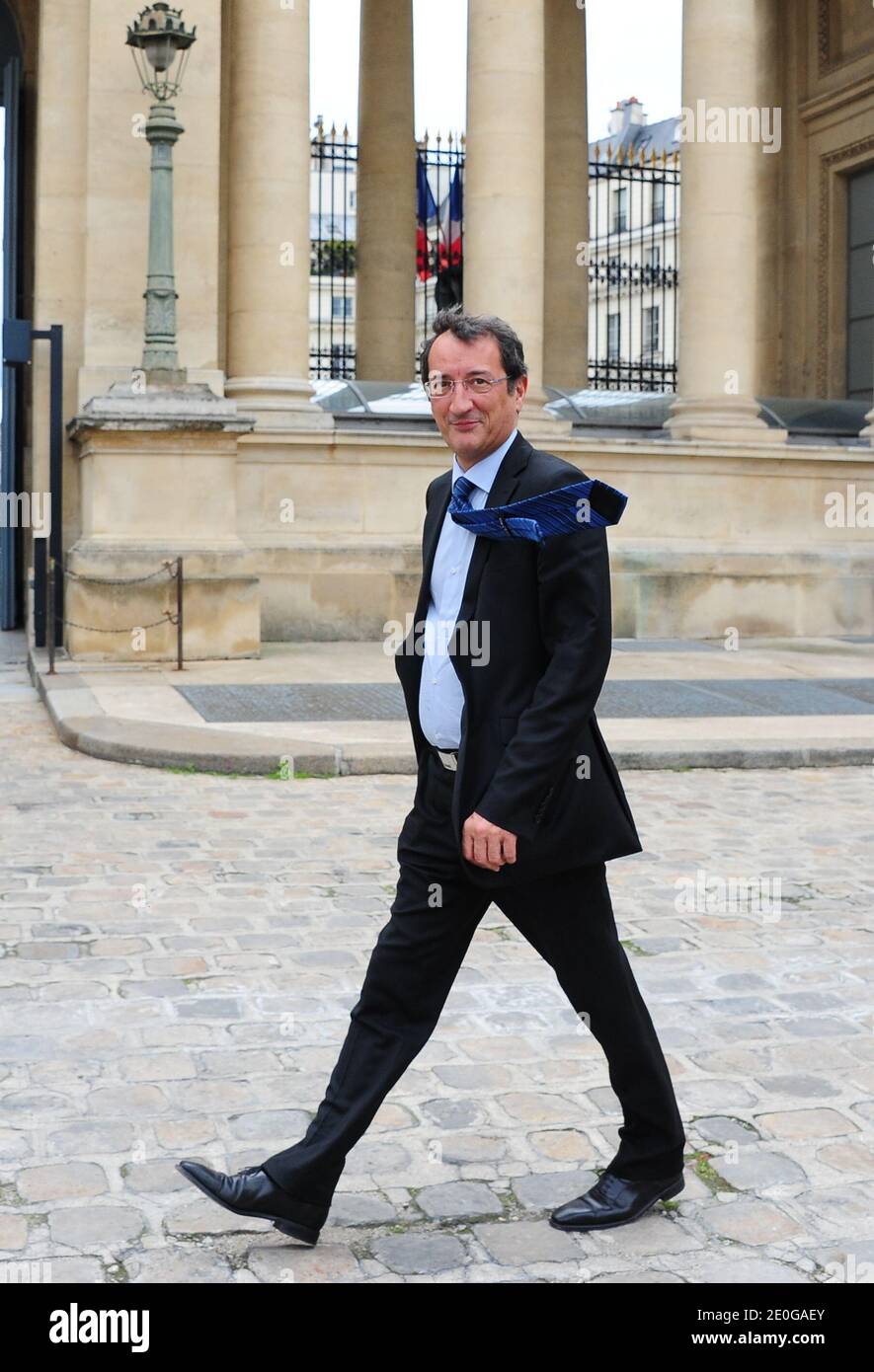 French newly-elected socialist MP Francois Lamy arrives at the French ...