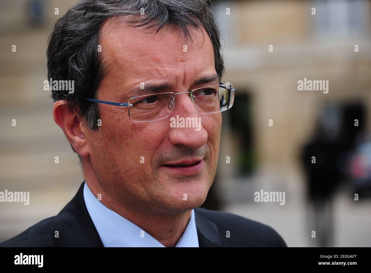 French newly-elected socialist MP Francois Lamy arrives at the French ...