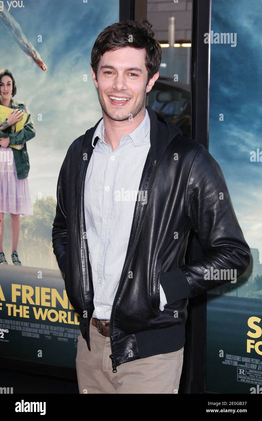 Adam Brody arriving at the premiere of "Seeking a Friend for the End of ...