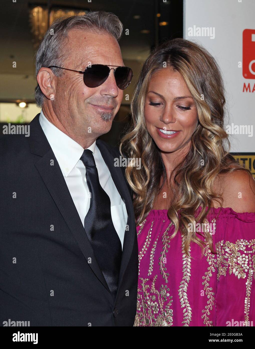 Kevin Costner, Christine Baumgartner, The Critics Choice Television ...