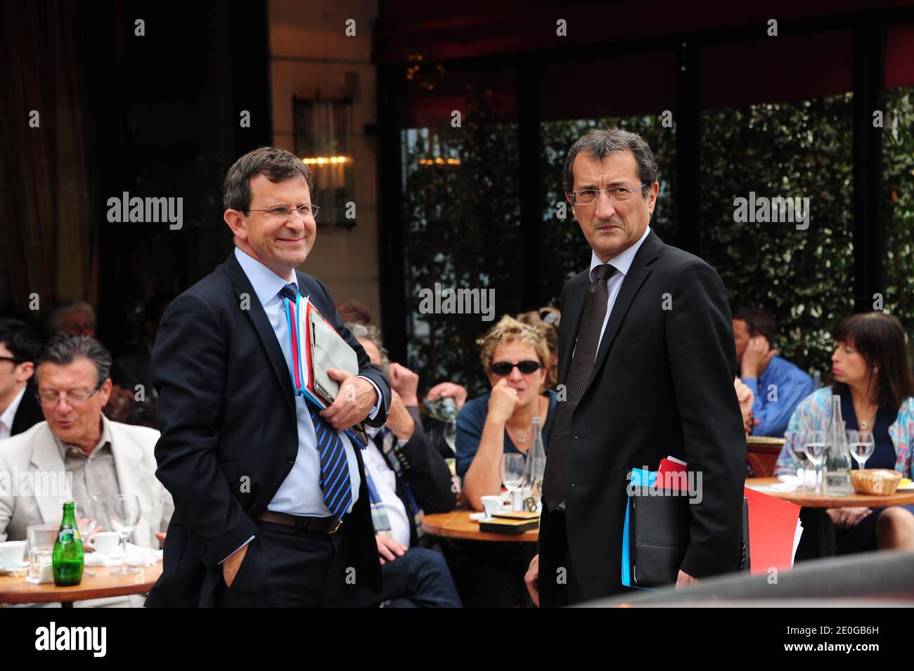 French newly-elected socialist MP Christophe Lamy and Francois Lamy ...