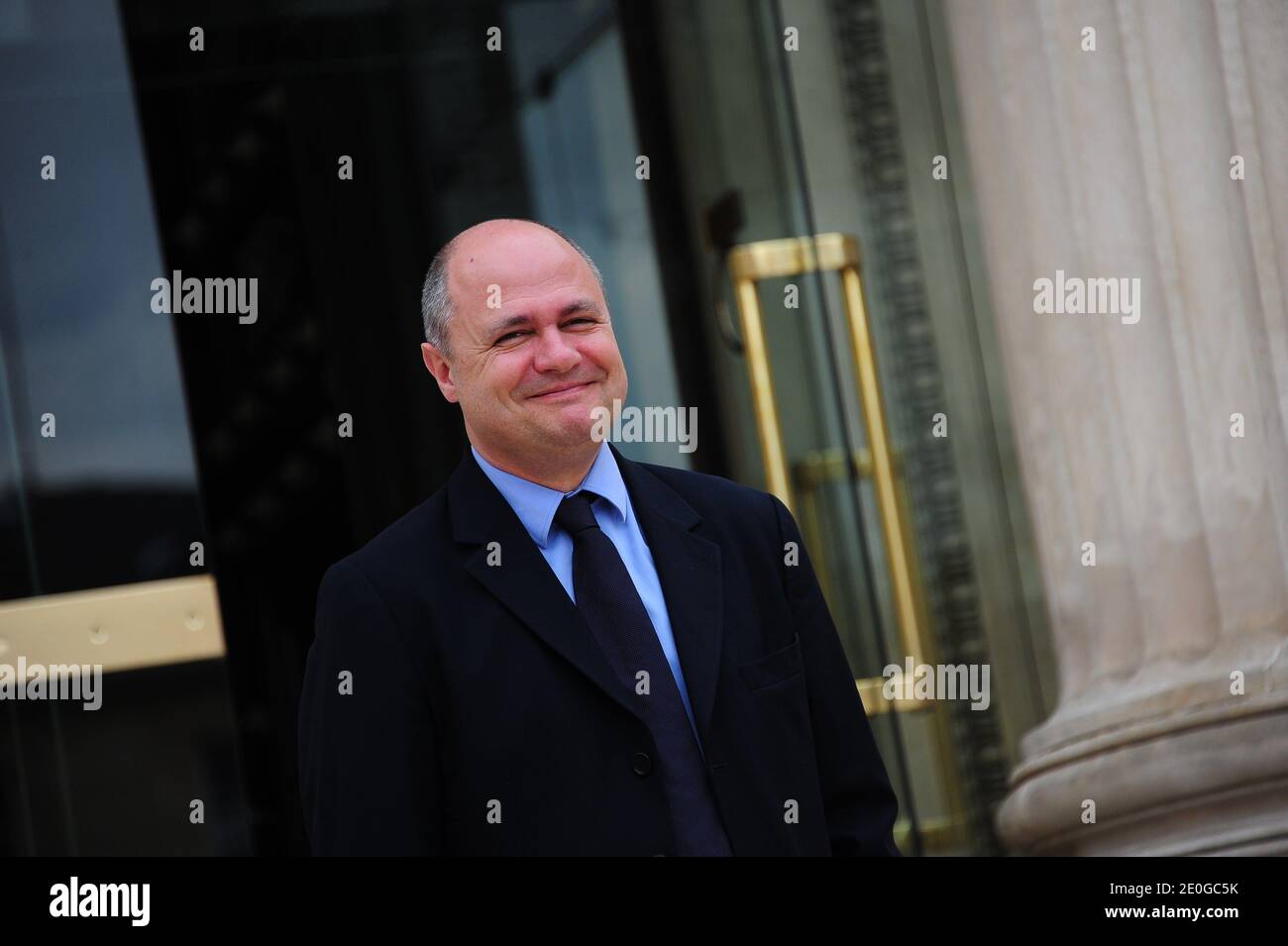 Exclusive. French newly-elected socialist MP Bruno Le Roux poses at the ...