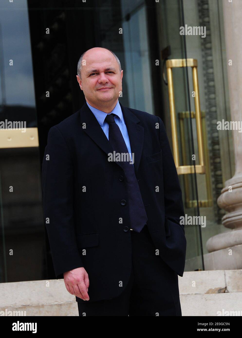 Exclusive. French newly-elected socialist MP Bruno Le Roux poses at the ...