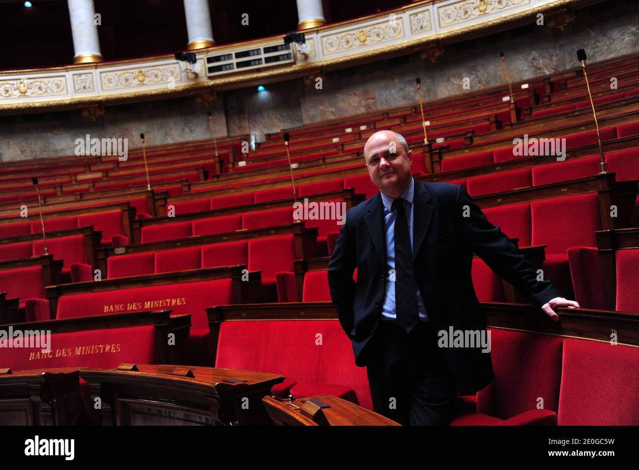 Exclusive. French newly-elected socialist MP Bruno Le Roux poses in the ...