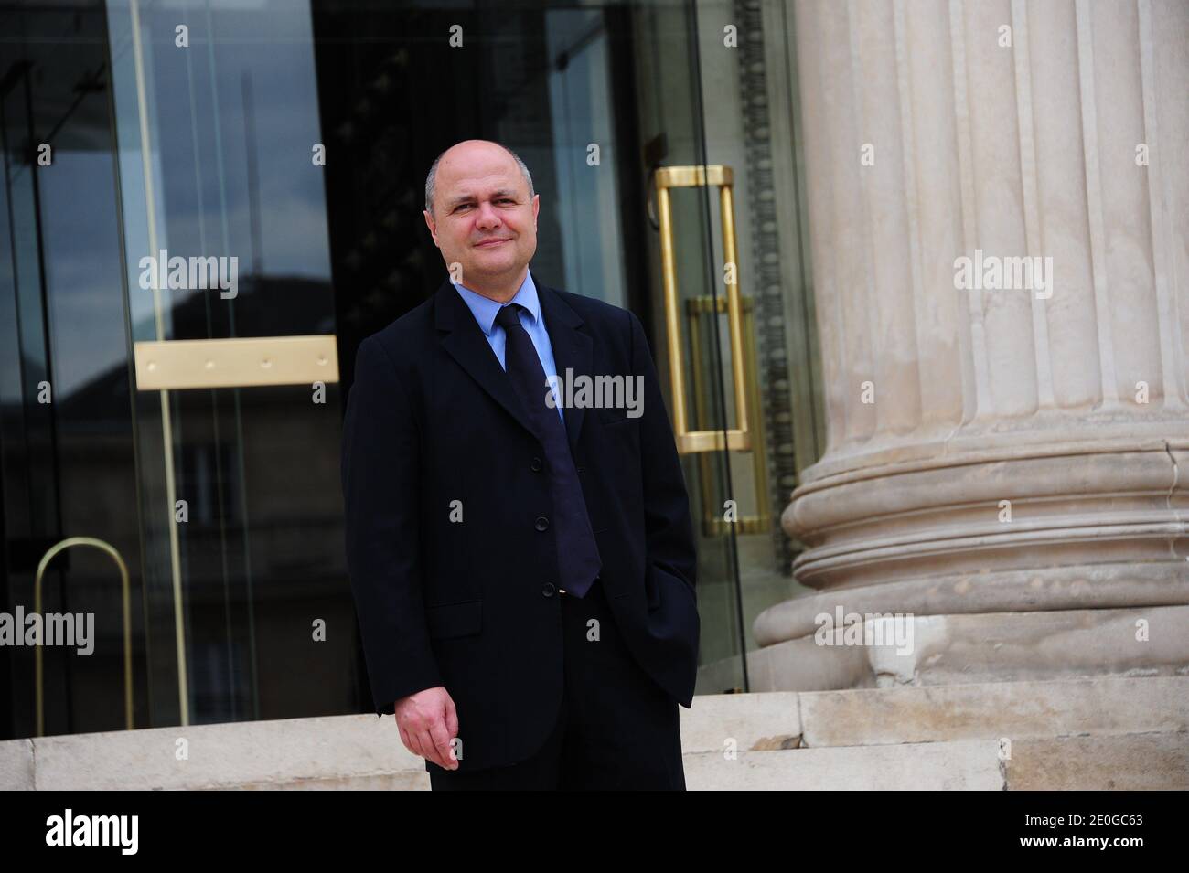 Exclusive. French newly-elected socialist MP Bruno Le Roux poses at the ...
