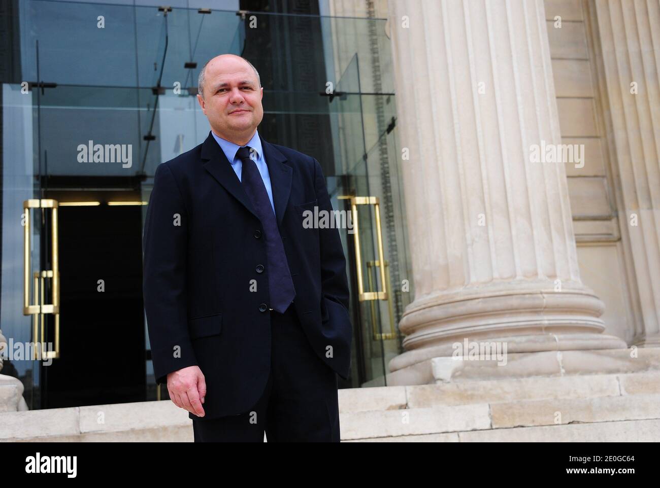 Exclusive. French newly-elected socialist MP Bruno Le Roux poses at the ...