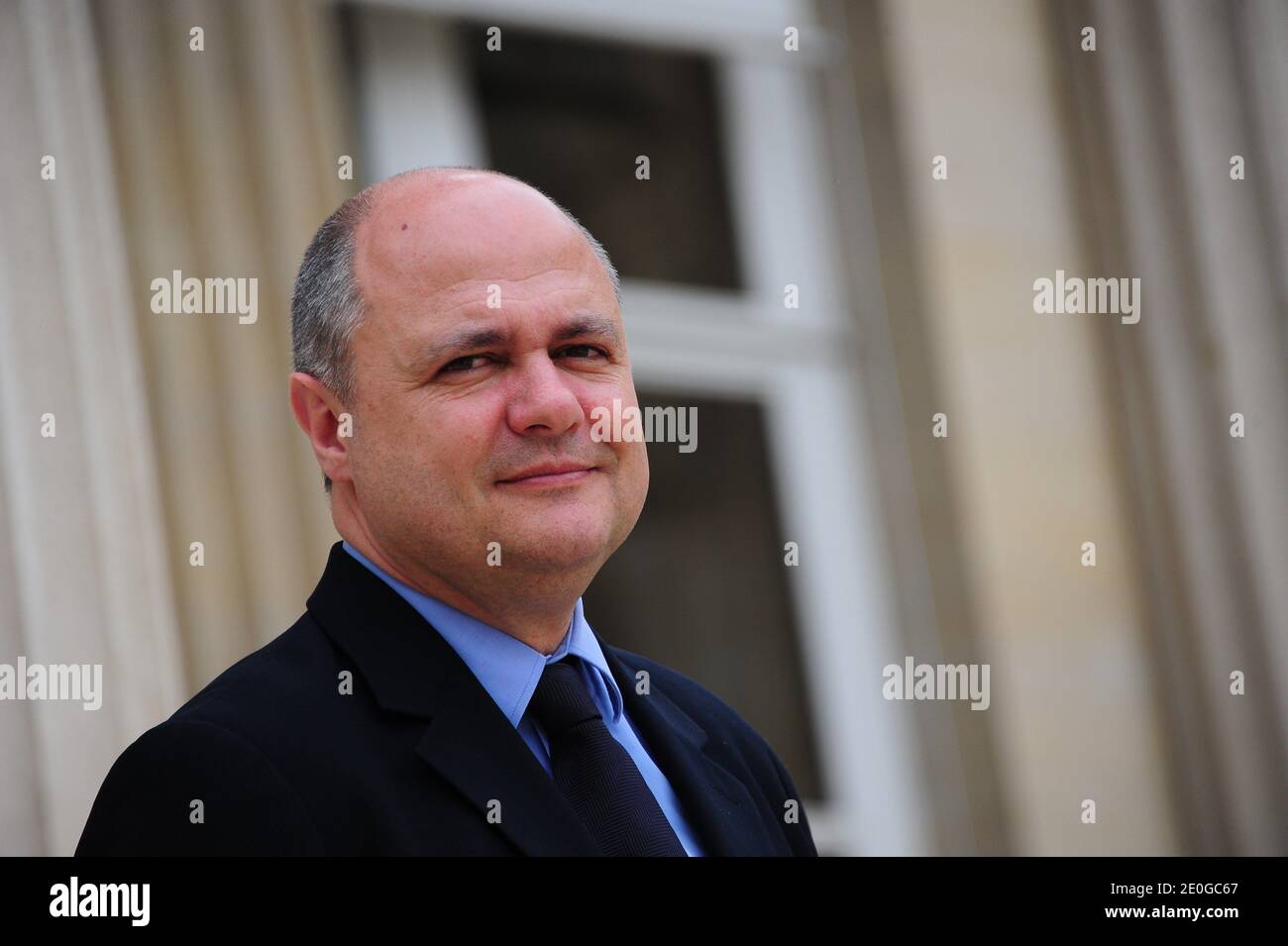 Exclusive. French newly-elected socialist MP Bruno Le Roux poses at the ...