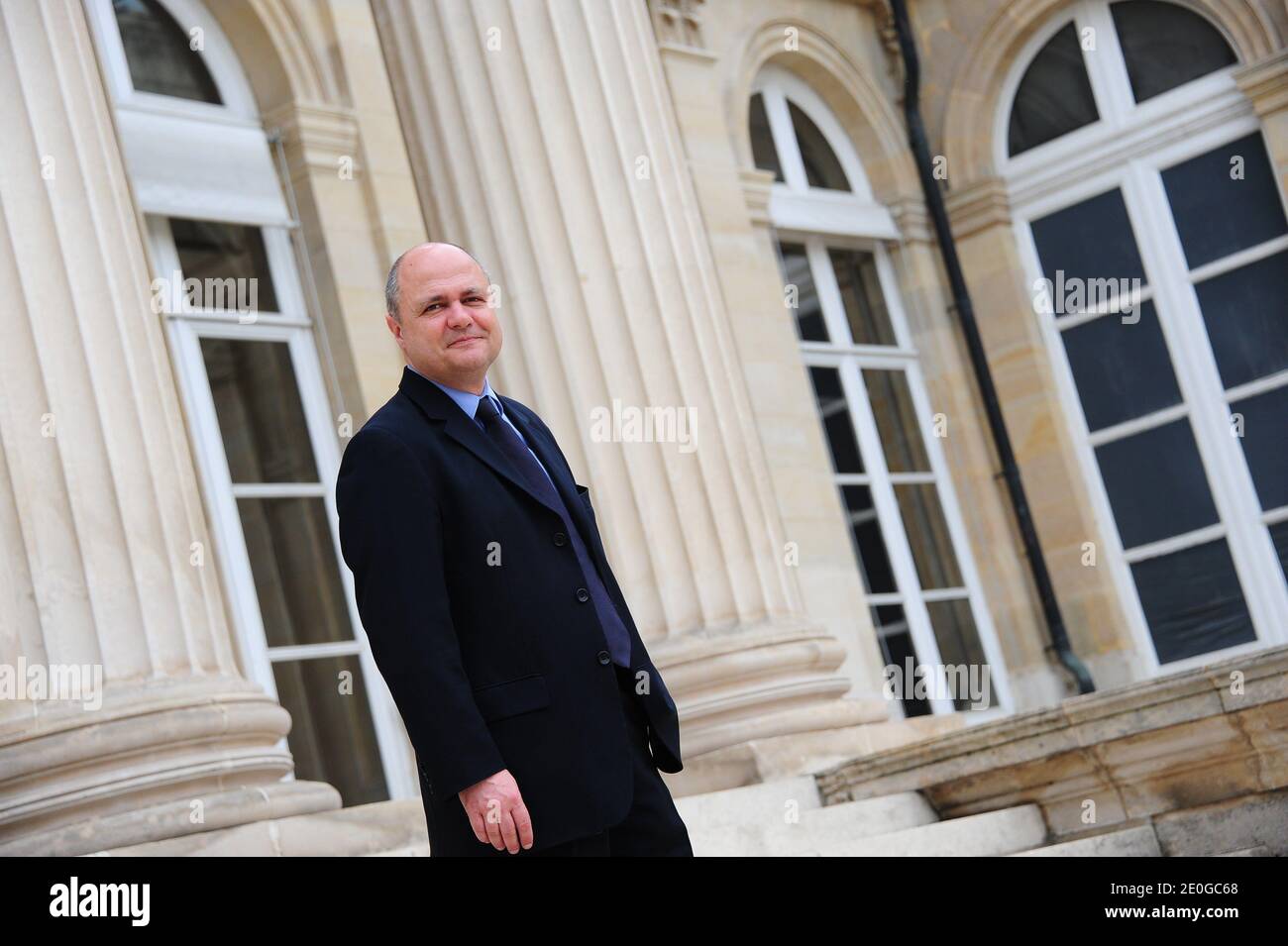 Exclusive. French newly-elected socialist MP Bruno Le Roux poses at the ...