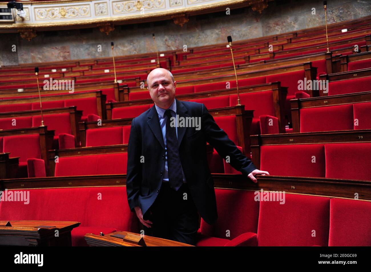 Exclusive. French newly-elected socialist MP Bruno Le Roux poses in the ...