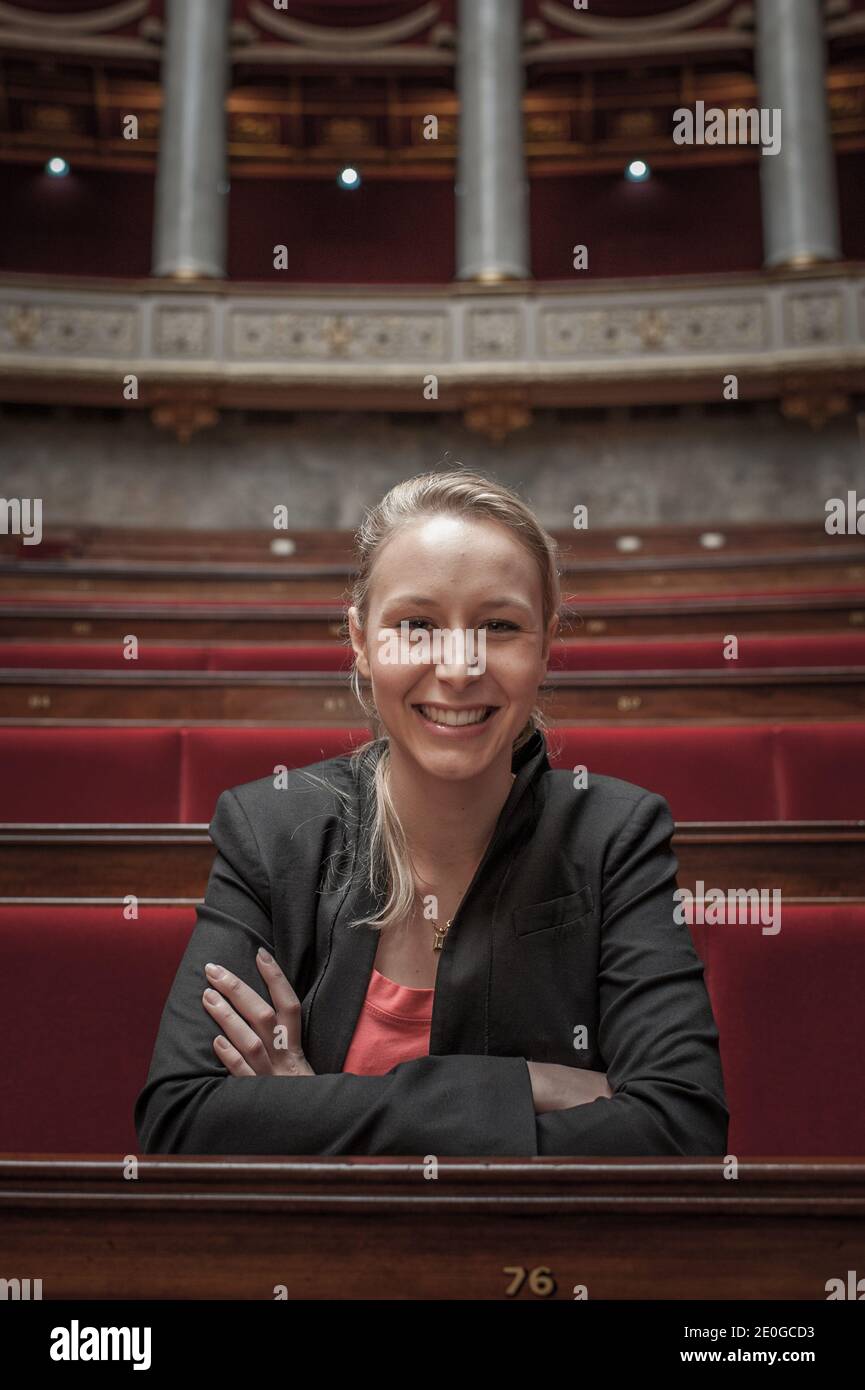 Exclusive. French far-right Front national (FN) newly-elected MP Marion ...