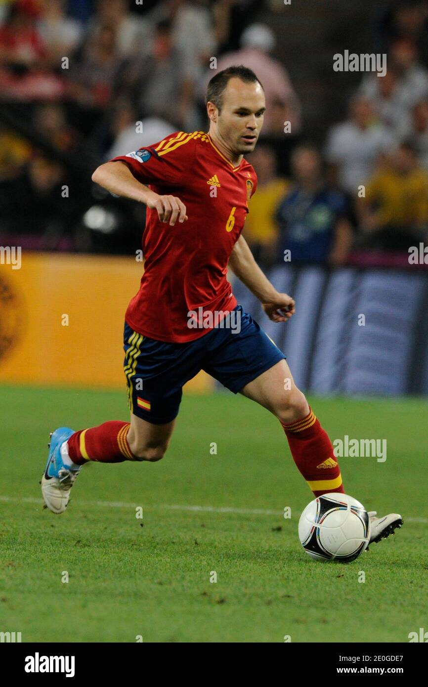 Andres iniesta 2012 spain hi-res stock photography and images - Alamy