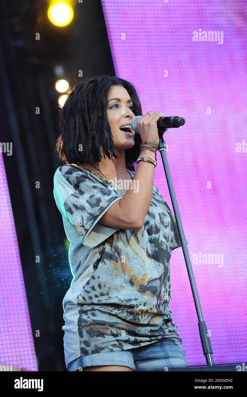 Jenifer during the M6 Mobile Music Live in Issy-Les-Moulineaux, France ...