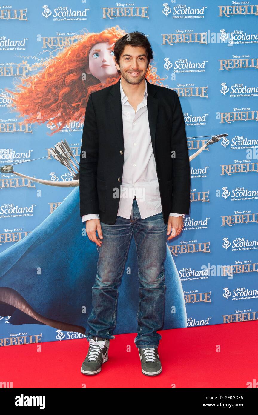 Mathieu Delarive attending the premiere of the Walt Disney / Pixar ...