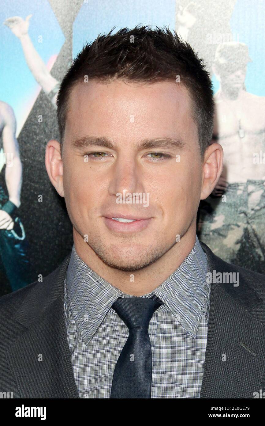 Channing Tatum arriving at the premiere of 'Magic Mike' during the 2012 ...