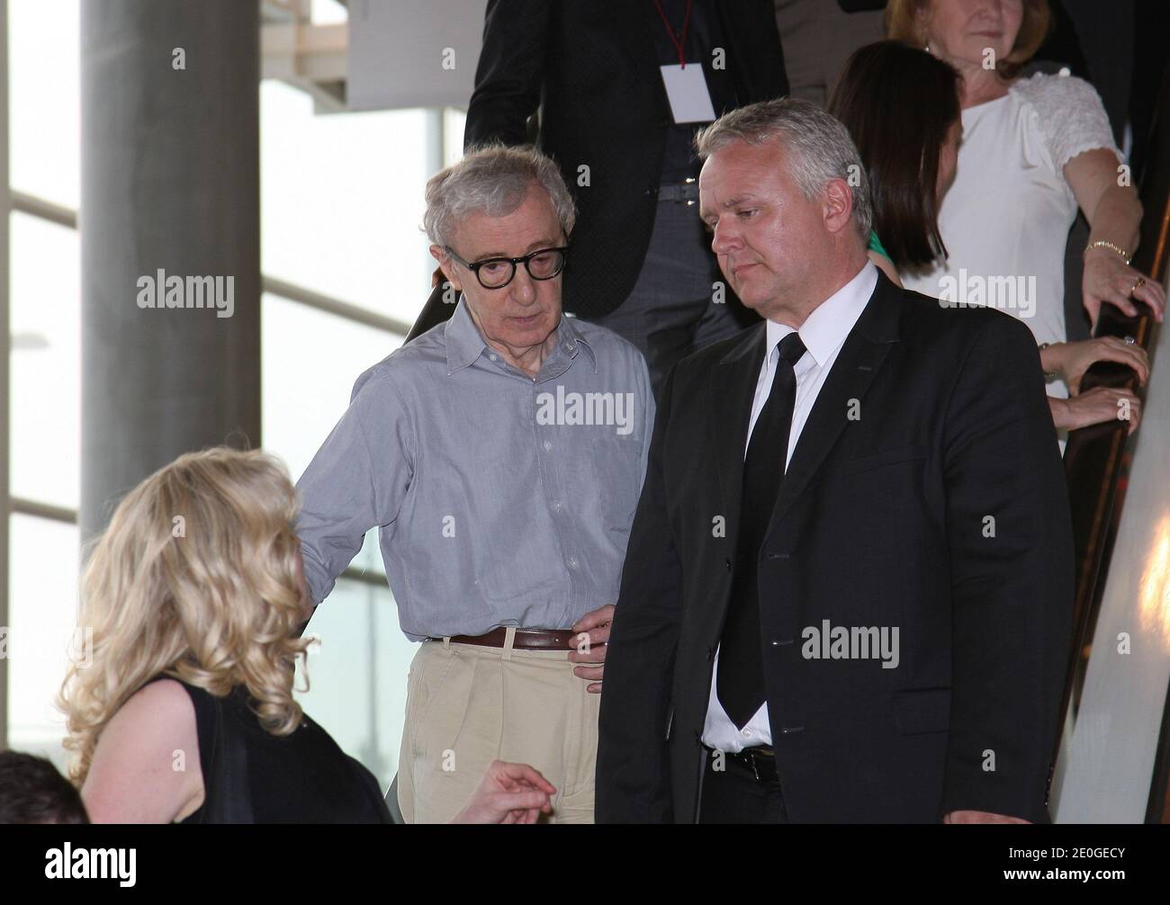 Woody Allen arriving for the France premiere of 'To Rome With Love ...