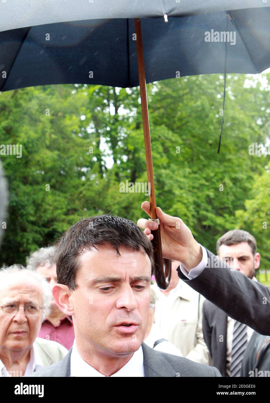 French Interior Minister Manuel Valls attends the 62th police captains ...