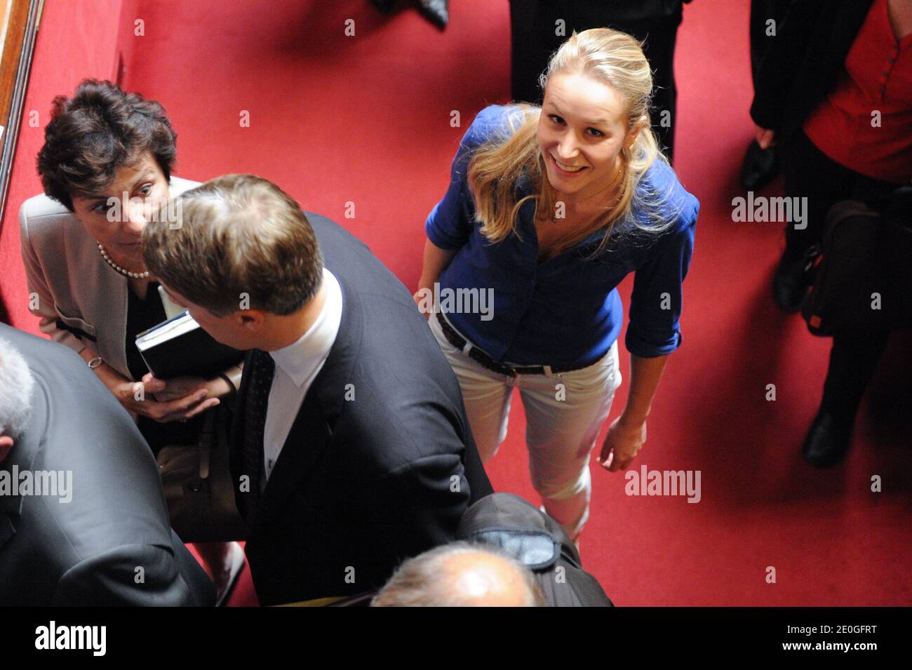 French far-right Front national (FN) newly-elected MP Marion Marechal ...