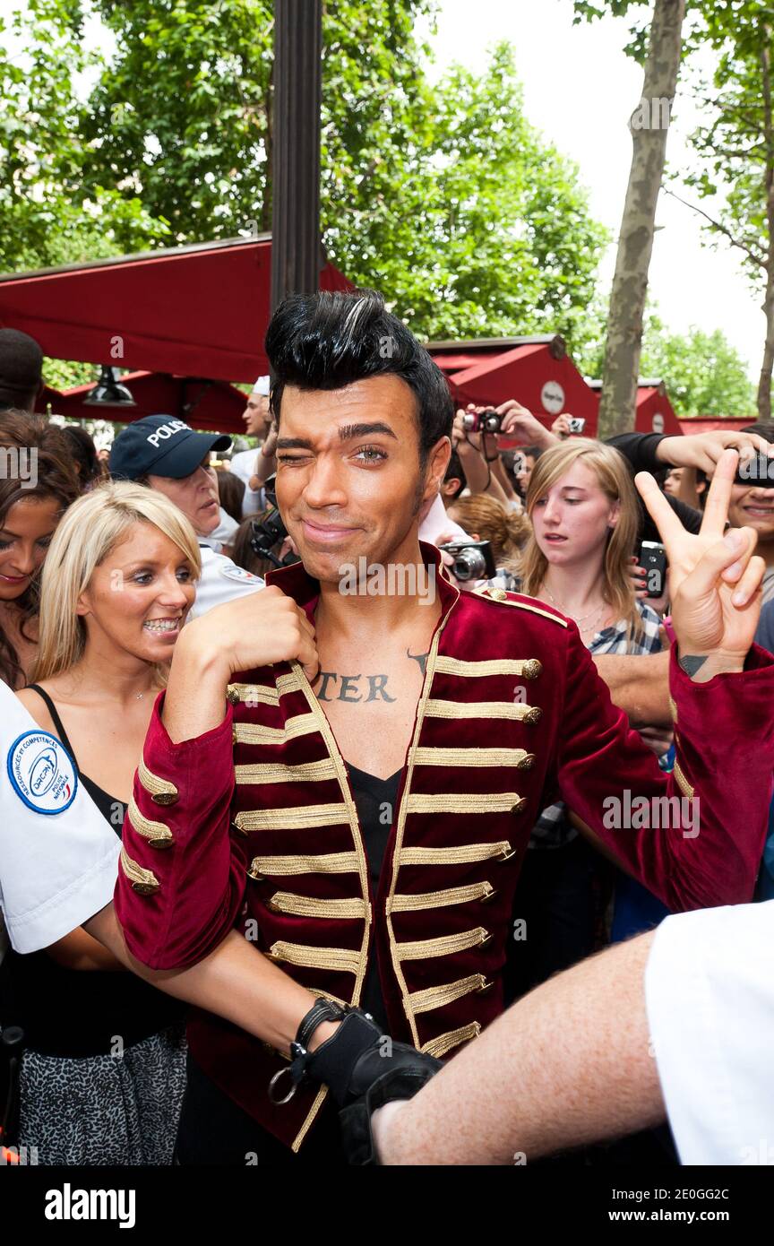 Bruno Rua (Nouvelle Star 4, Encore une chance) attending a showcase and ...