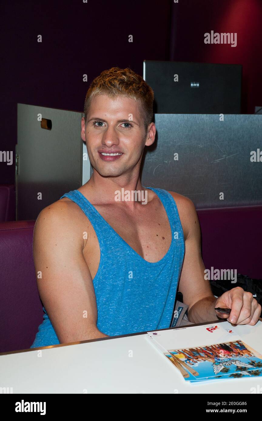 Benoit (alias Brigitte) attending a showcase and signing session for ...