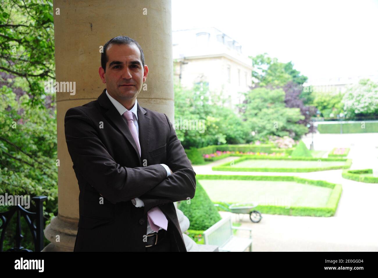 French socialist MP Pouria Amirshahi is pictured at National Assembly ...