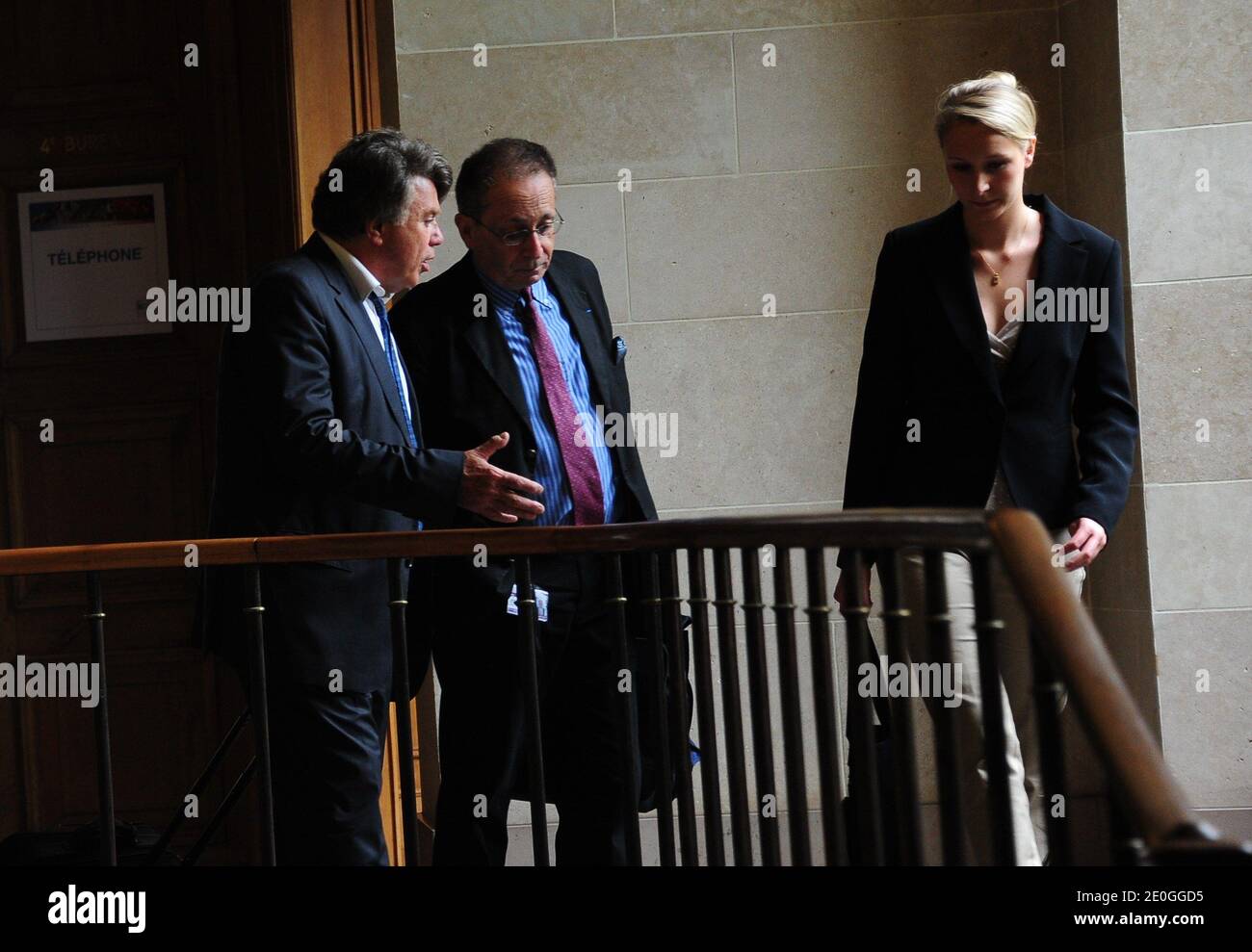 French far-right Front national (FN) MP Gilbert Collard and Marion ...