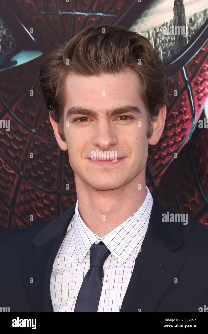Andrew Garfield arriving at the premiere of Columbia Pictures 'The ...