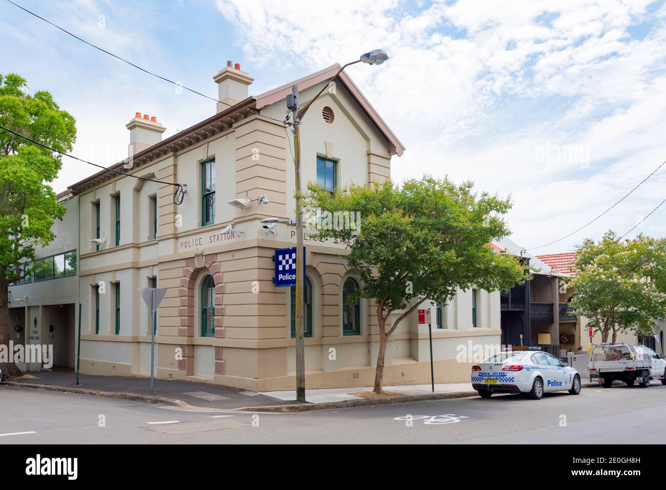 The Glebe Police station and adjacent courthouse in Glebe, Sydney, was ...