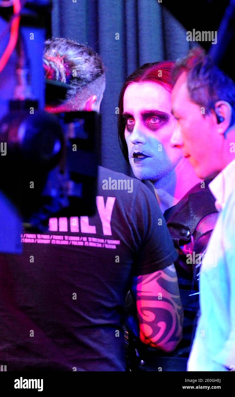 French Singer Julien Dore on the set of 'Pop Redemption' by Martin ...