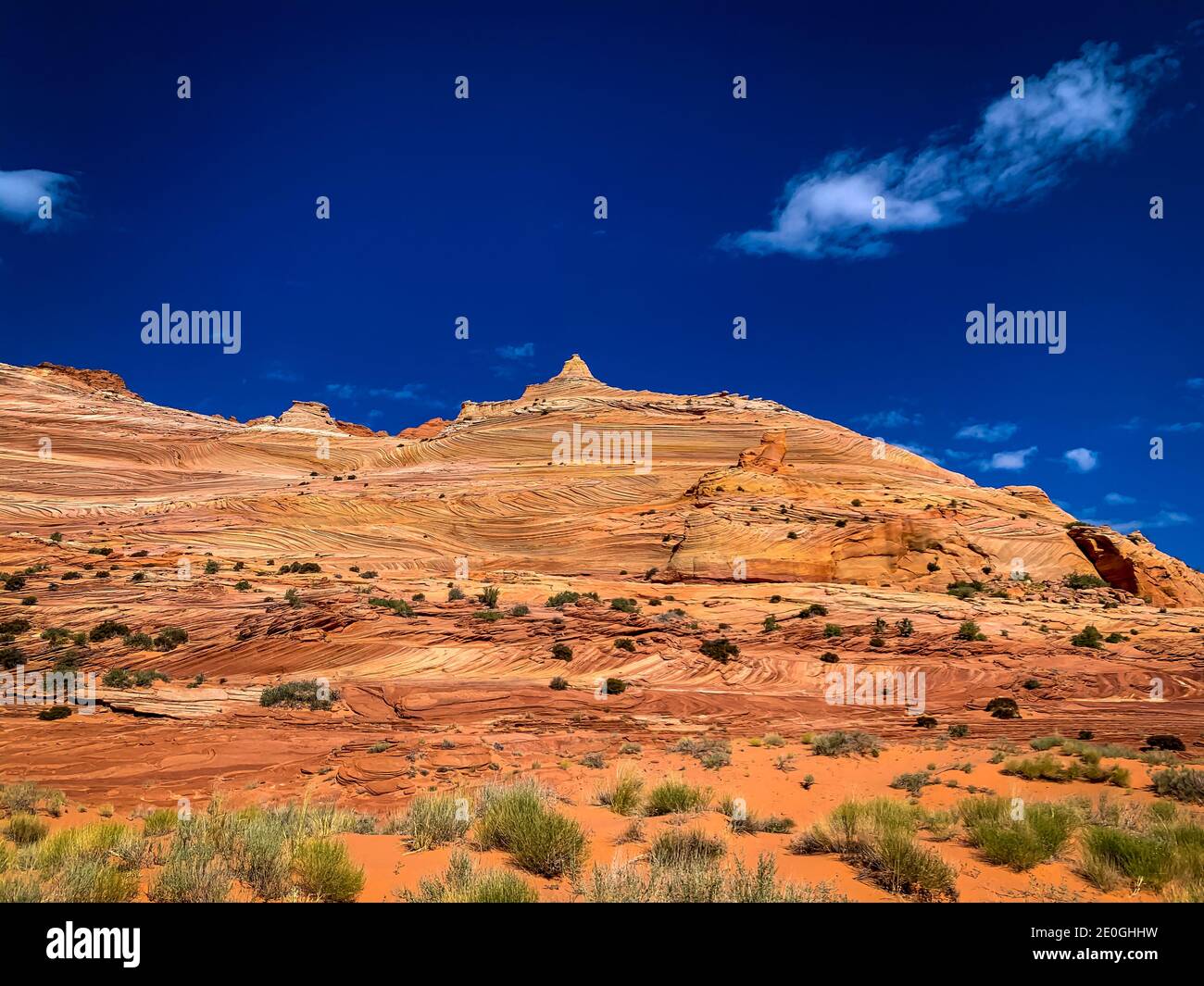 Sandstone rock formations located in Coyote Butte North, Arizona Stock ...