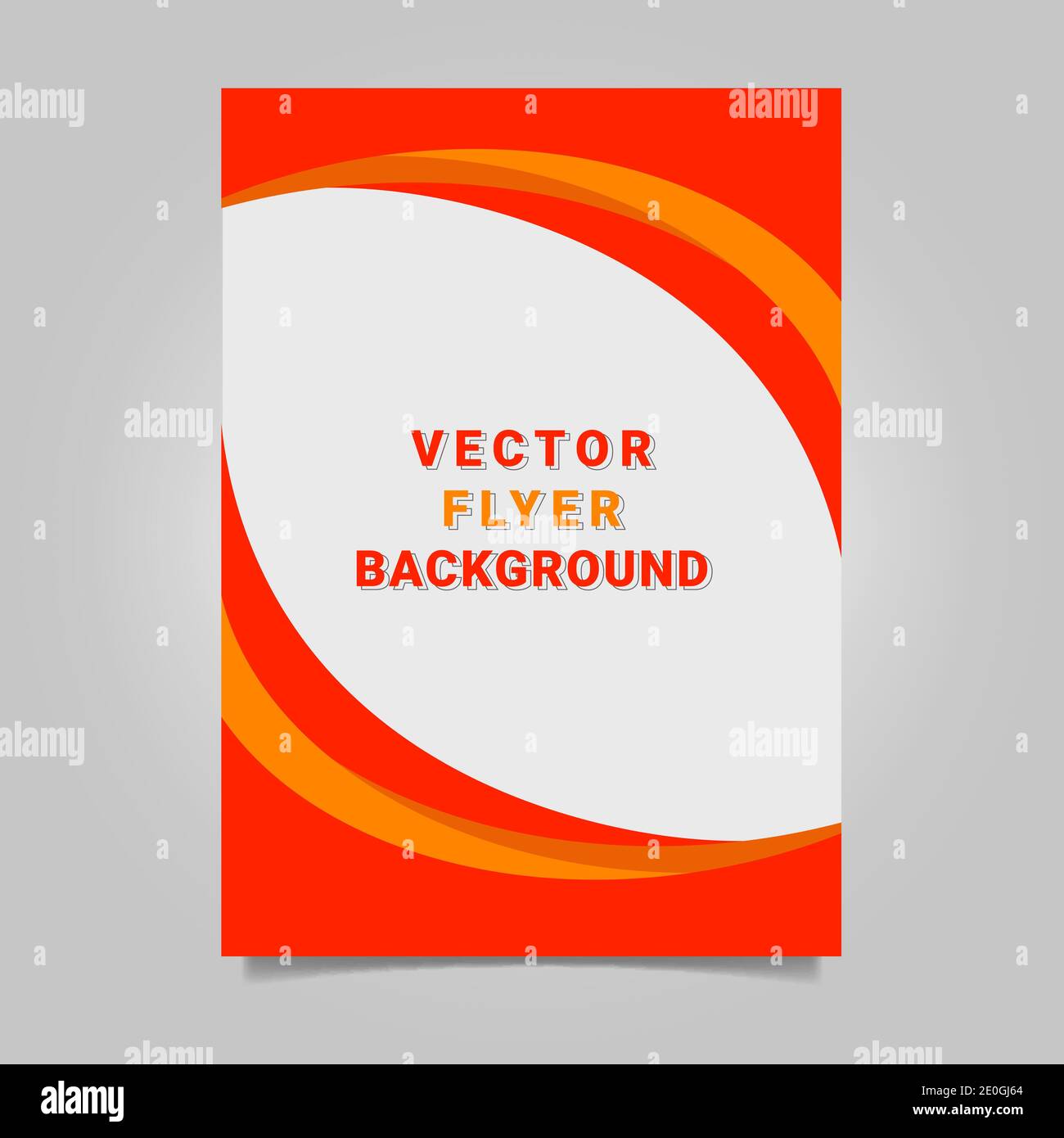 Vector Wavy flyer vector background Stock Vector Image & Art - Alamy