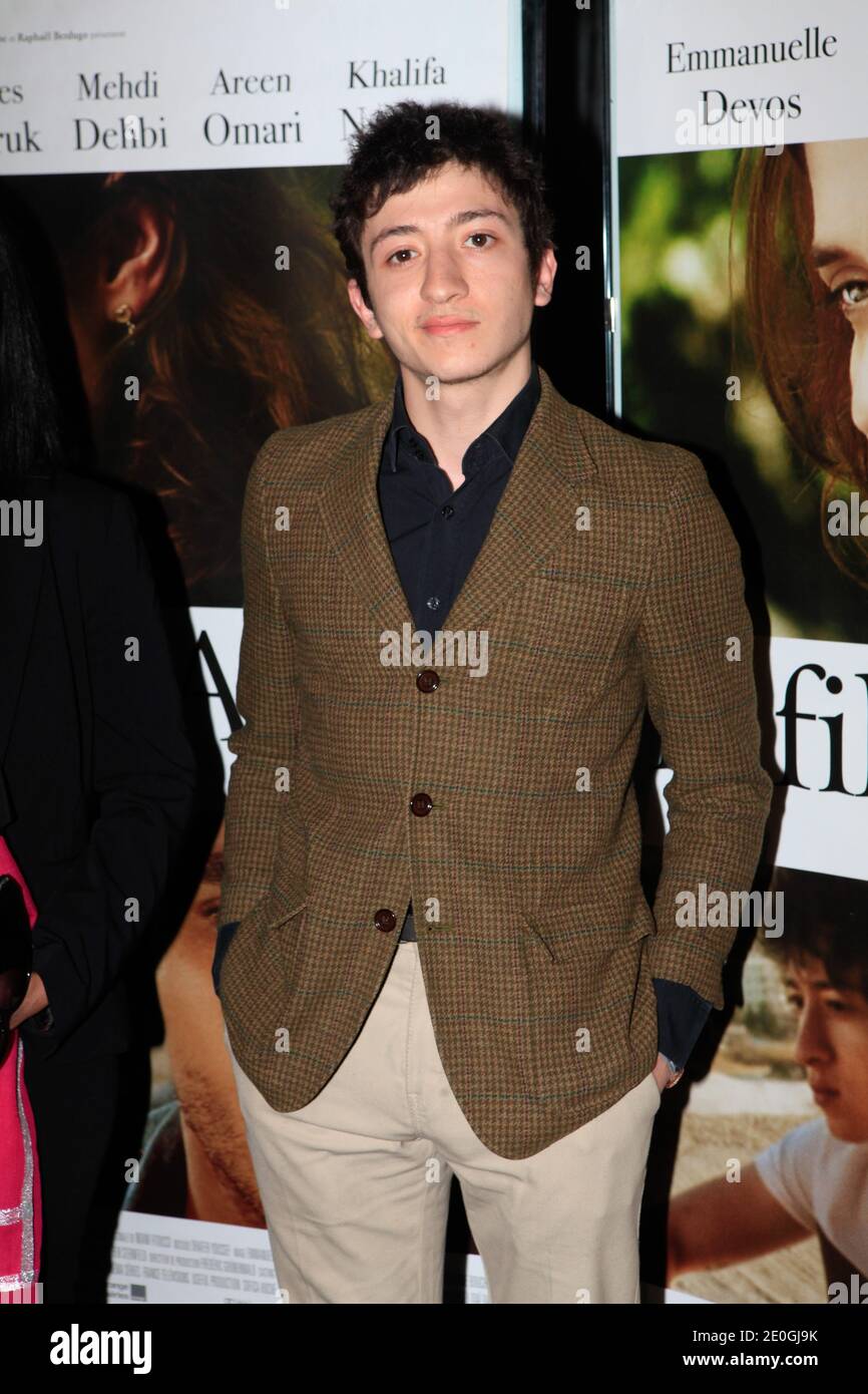 Jules Sitruk at "Le fils de l'autre" premiere, in Paris, France on ...