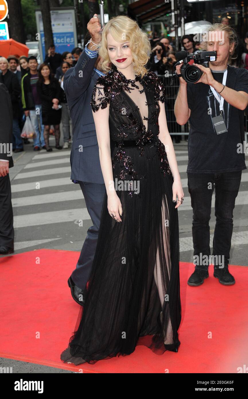 Emma Stone attending "The Amazing Spiderman" french premiere at 'Le ...