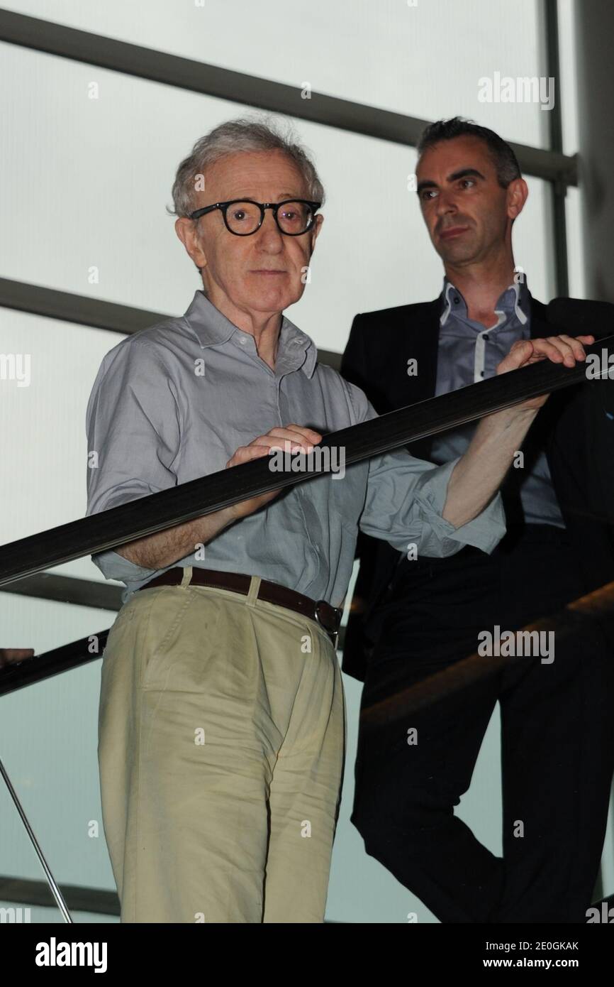 Woody Allen attending "To Rome With Love" Paris Premiere at Mk2 ...