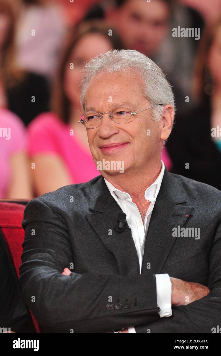 Bernard Murat at the taping of Vivement Dimanche on April 11, 2012 in ...